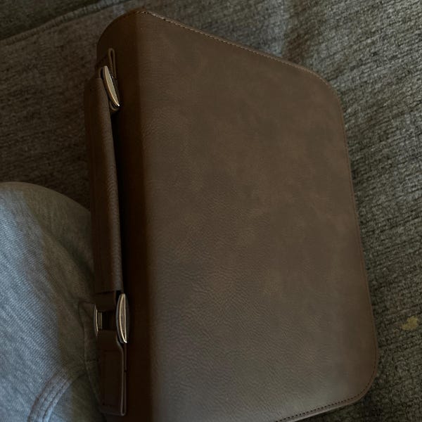 Custom Pocket Notebook With Pen, Refillable Personalized Leather ...