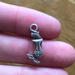 1 Silver 45 LBS 20.4 KG Weight Plate Charm / Barbell / Dumbbell / Disc ...