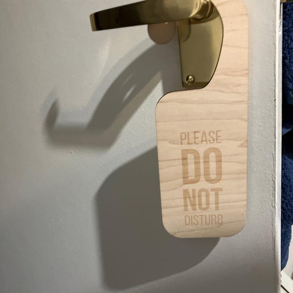 Do Not Disturb Hotel Door Sign-keep Out-private-privacy Requested-not ...