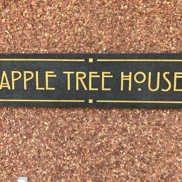 Natural Granite House Signs for Doors , Gates and Fences Available in ...