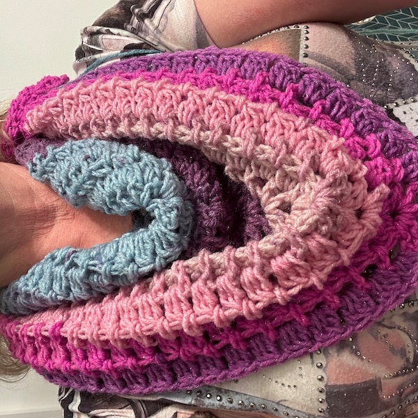 CROCHET PATTERN - Hopscotch Triangle Scarf, US Term, Crochet Pattern ...