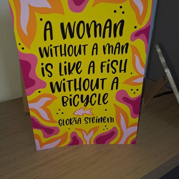 Just Keep Slaying A4 Print, Feminist Quote, Feminist Gift, Cute Prints ...