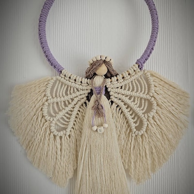 Macrame PATTERN Angel PDF Pattern Macrame Doll Beginner Macrame - Etsy