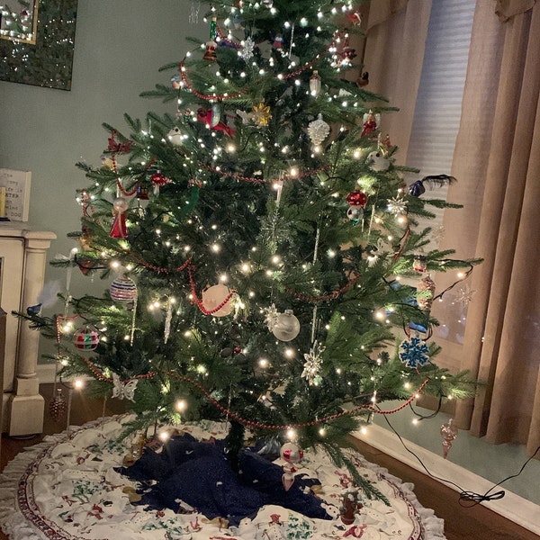 Elegant Tree Topper Star Silver and Black Bow Tree Topper Lightweight ...