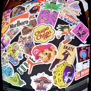 Psychedelic Trippy Sticker Pack - Etsy
