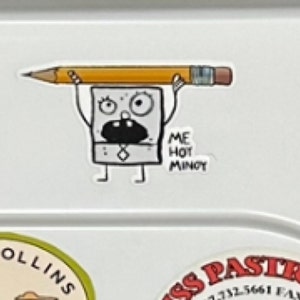 Doodlebob Sticker Spongebob Cute Stickers Pop Culture Bikini Bottom ...