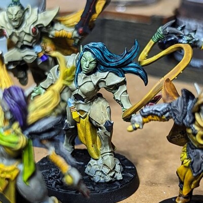 Ashen Alfar Elf Inquisitor V3 3D Printed Resin Miniature Tabletop Role ...