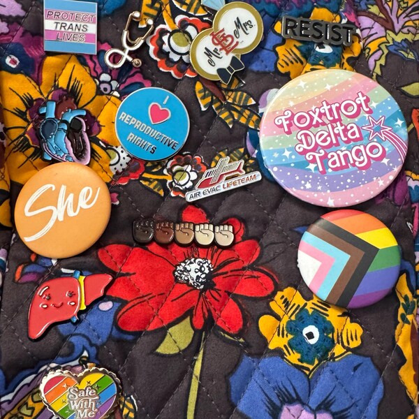 I Love Reproductive Rights Enamel Pin – Human Rights, Freedom of Choice ...