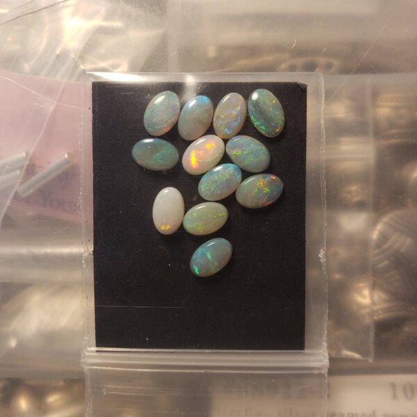 50010.8 - 10x8 Mm Oval Cut Australian Turquoise Cabochons Rare Natural ...
