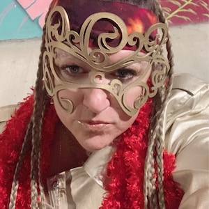 Coquette Leather Mask for Eyeglasses choose Color - Etsy