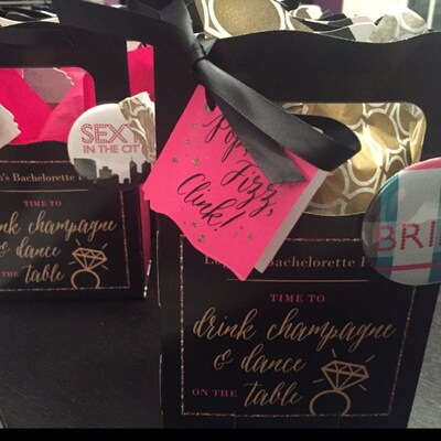 Girls Night Out Bachelorette Party Favor Boxes Set of 12 - Etsy