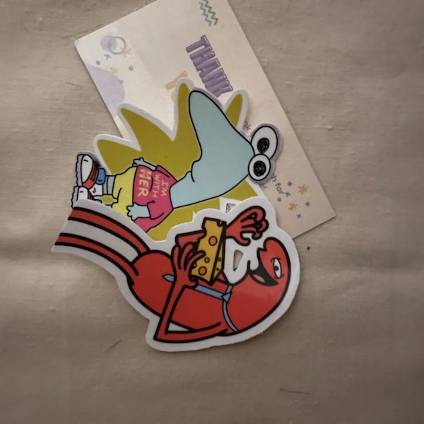 Smiling Friends Character Funny Handmade Stickers - Etsy