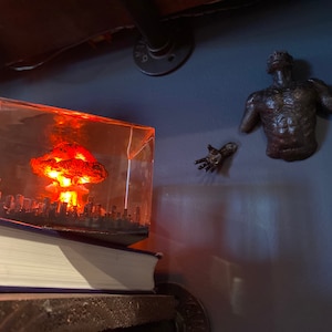 Resin Diorama Atomic Bomb Resin Sculpture Epoxy Resin Art - Etsy UK