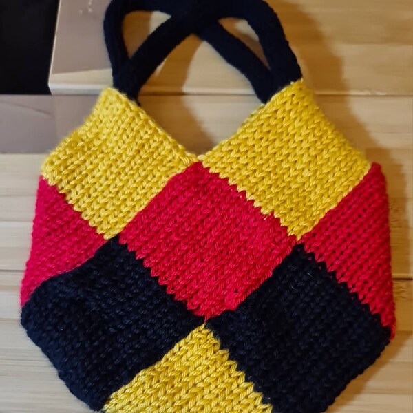 Geometric Bag (knitting Machine Pattern) - Etsy