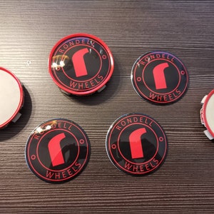 Metal Stickers Custom Car / Wheels Center Cap Logo Badge Wheel - Etsy