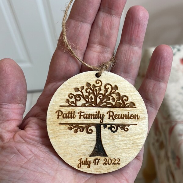 Favors for Family Reunion, Personalized, Ornament, Thank You Gift ...