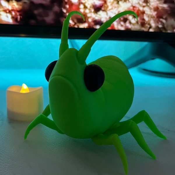 Grounded Aphid: Highly Detailed 3D Printed Bug Figurine - Etsy