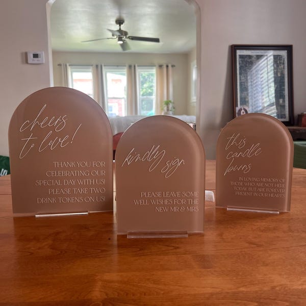 In Loving Memory Table Sign | in Memory Wedding Sign | Modern Script ...