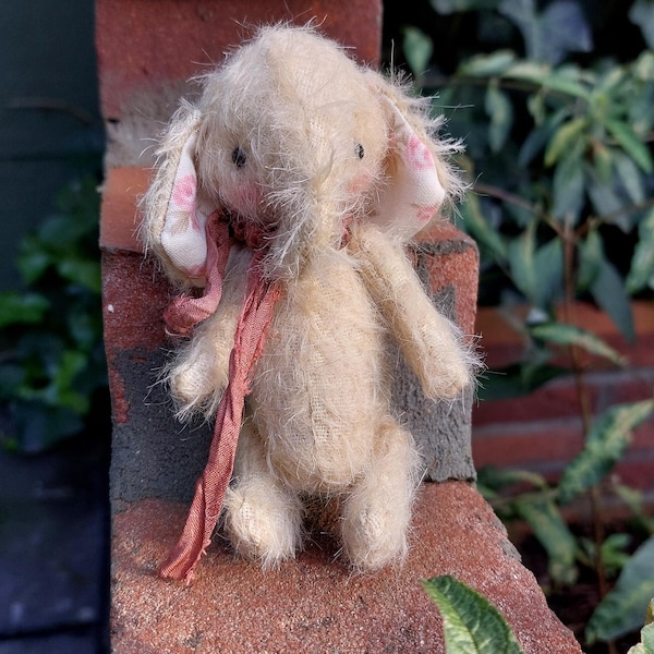 Artist Teddy Bunny Sewing Pattern, Teddy Bunny, Ooak Miniature Teddy ...