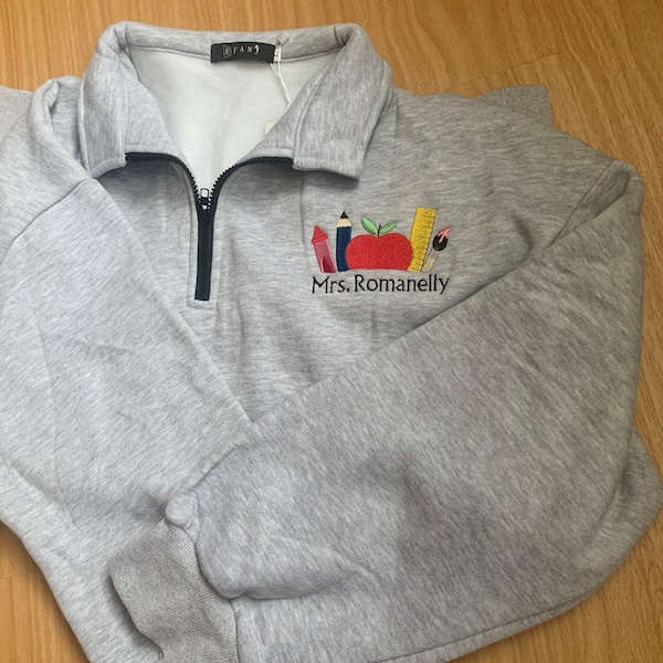 School Supplies Pocket Topper - Machine Embroidery Design, Pocket ...