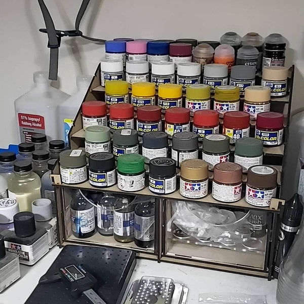 UC Paint and Hobby Storage Organizer for Scale Modeling - Etsy
