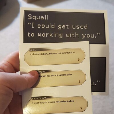 Final Fantasy XIV Quote Stickers Sadu Dotharl - Etsy