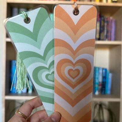 Y2K Heart Bookmark Collection - Etsy