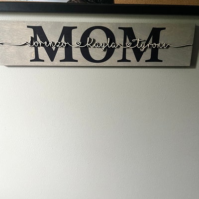 Personalized Mothers Day Gift / Mother's Day Gift / Mom Sign / Gift for ...