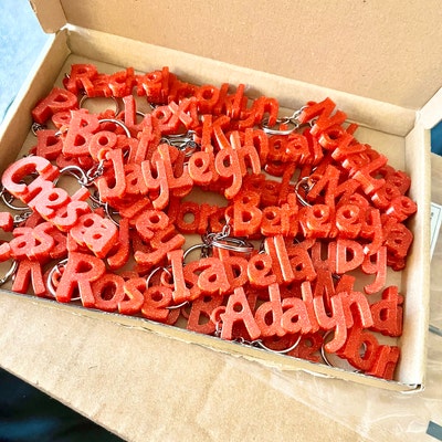 Fidget Keyring Fidget Keychain 3D Printed Birthday Gift - Etsy UK