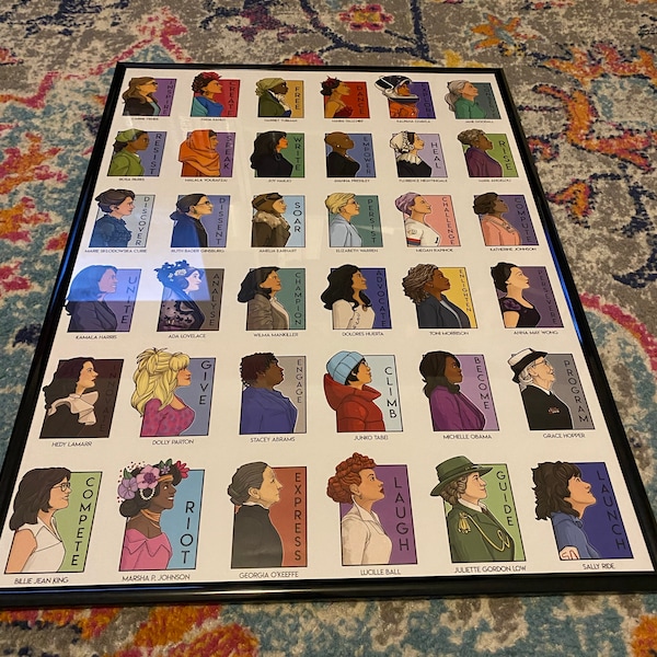 She Series Collage - Special 36 Real Women Collection Poster - Etsy