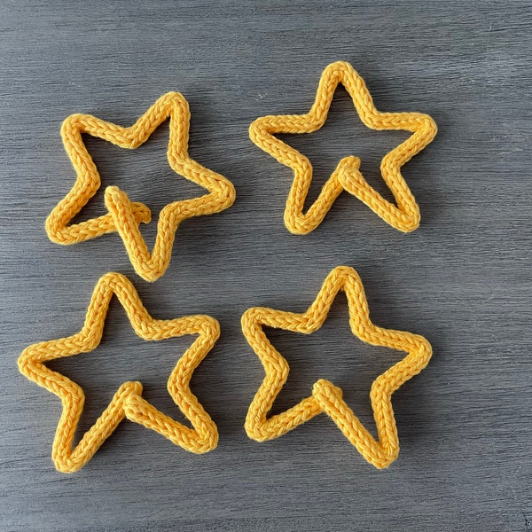 Knitted Wire Star | Knitted Wire Shape | Star Decoration | Star Decor L ...