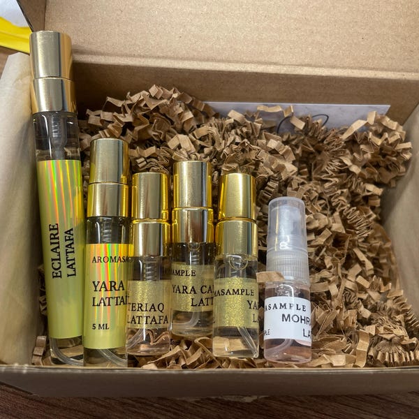 New! Lattafa Yara Moi Perfume SAMPLE in a Quality GLASS Atomizer 3ml, 5 ...
