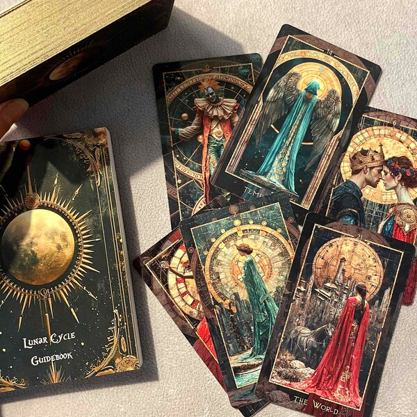 Tarot Deck, Tarot Cards With Guidebook, Indie Tarot Cards, Unique ...