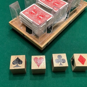 Natural Wood Euchre Trump Cube, what's Trump Cubes, Trump Marker, Trump ...