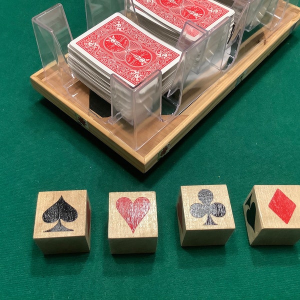 Natural Wood Euchre Trump Cube, "what's Trump?" Cubes, Trump Marker ...