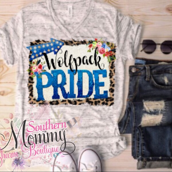 School Pride Royal Blue Frame, Instant Download, Sublimation Graphics ...