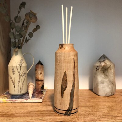 Vase Wood, Hand Turned Live Edge, Twig Pot, Dried Flowers - Etsy