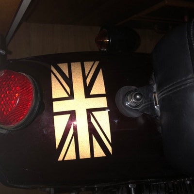 Reflective Union Jack Decal - Etsy