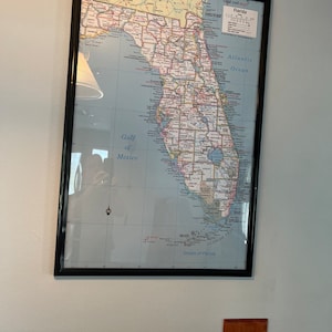 Wyoming State Wall Map Large Print Poster 32wx24h - Etsy