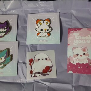 Little Legends Enamel Pin Dango Riku Saki Hushtail Featherknight ...