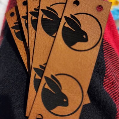 Handmade With Love and Some Swear Words Faux Leather Tags Set of 5 ...