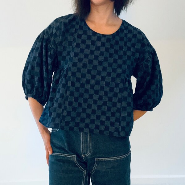 Collage Gather Top - PDF Sewing Pattern - Etsy