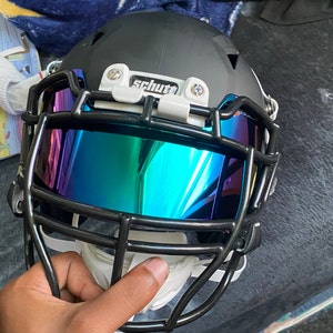 Precision Football Helmet Visor Mirror Chrome - Etsy