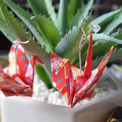 40 Small Origami Cranes Origami Paper Cranes Origami Crane Made of 7 ...