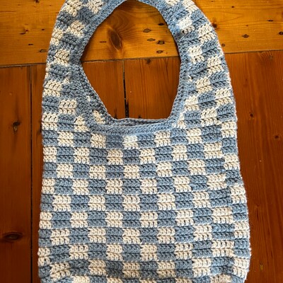 Pattern Bundle PDF Crochet Checkerboard Bag Mini Checkerboard Bag With ...