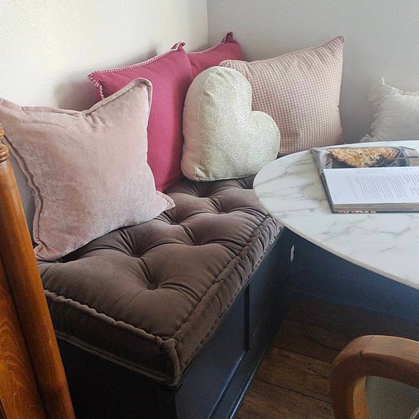 Dine Chair Bench Cushion, Custom Chair Cushion, Custom Bench Cushion ...