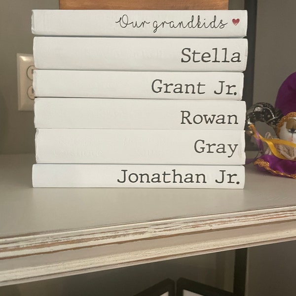 Adventure Quote Book Stack/ Book Lover Gift/ Library Decor/ Shabby Chic ...