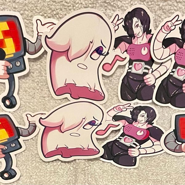 Undertale Vinyl Sticker Packs, Undertale Stickers, Die Cut Stickers - Etsy