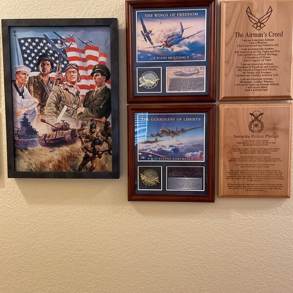 Army Ranger Creed Plaque,army Plaque,military Plaque,retirement Plaque ...