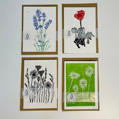 Plantable SEED PAPER Eco-friendly Sustainable Biodegradable Wedding ...